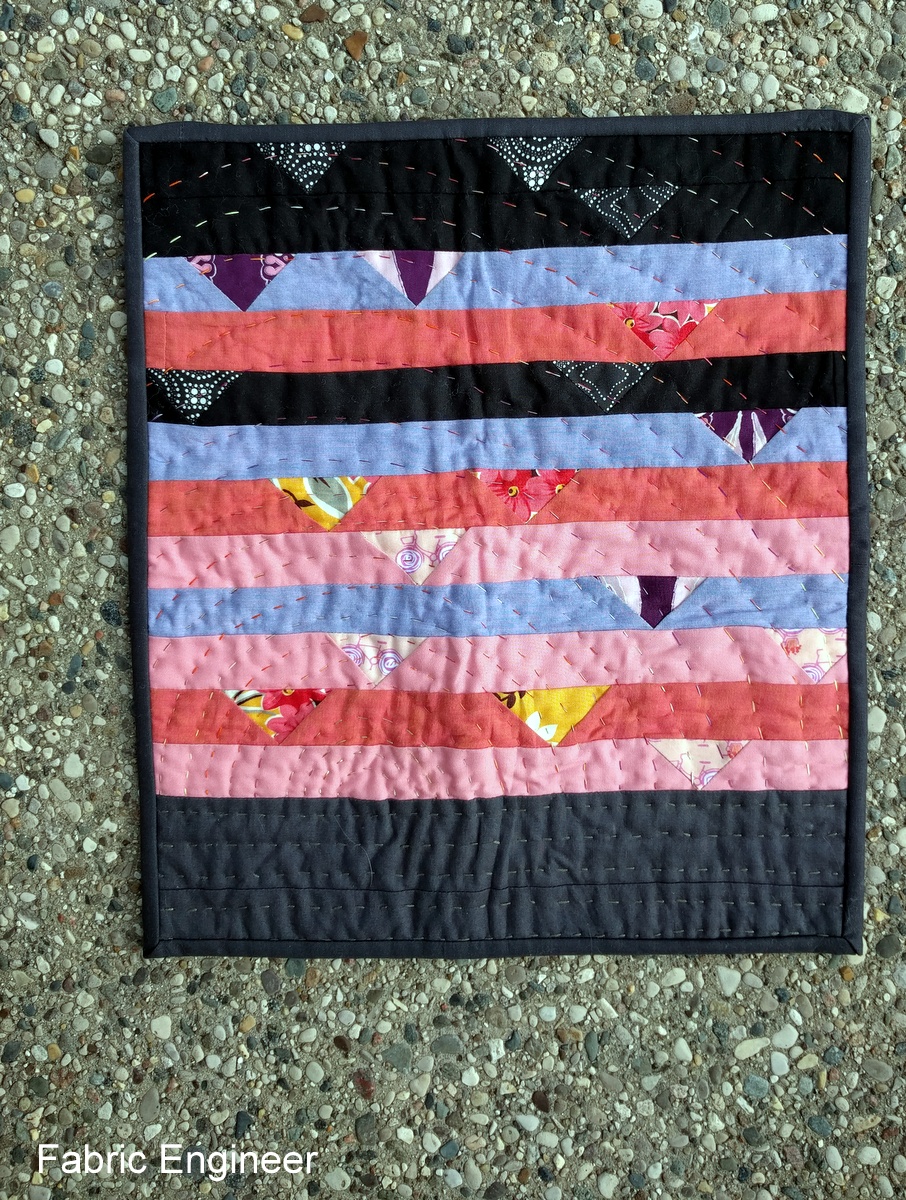 Fabric Engineer: Sunset quilt