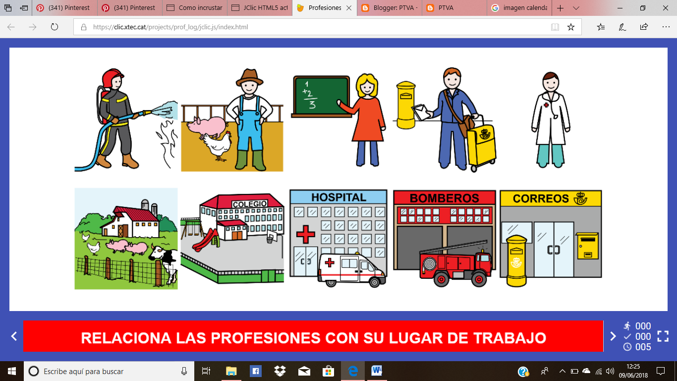 NOS HACEMOS MAYORES: Identifica algunas de las profesiones más conocidas