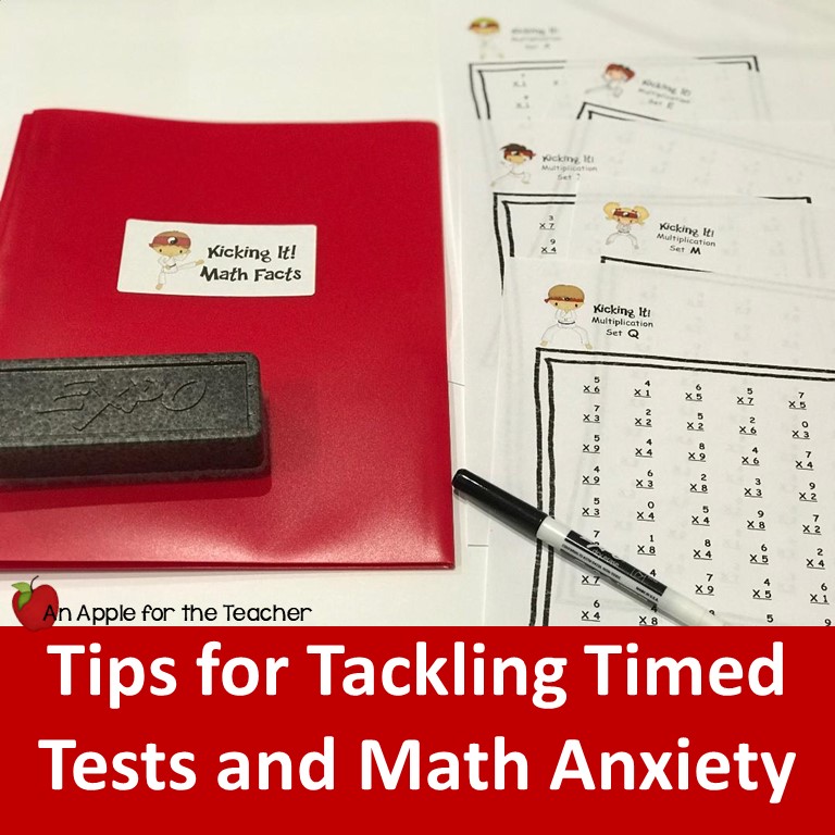 An Apple For The Teacher: How To Ease Math Facts Timed Test Anxiety