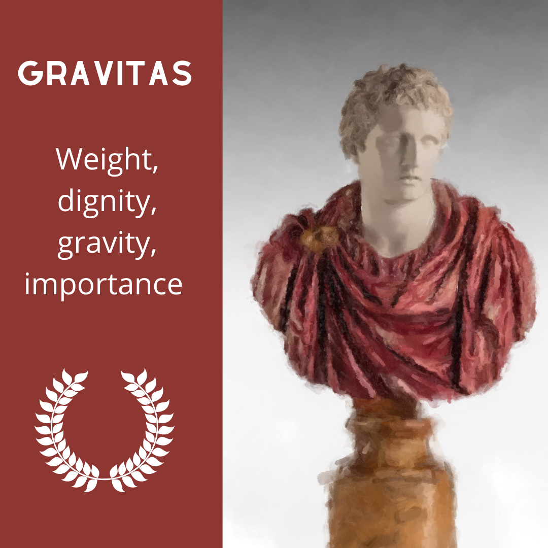 Gravitas in Latin