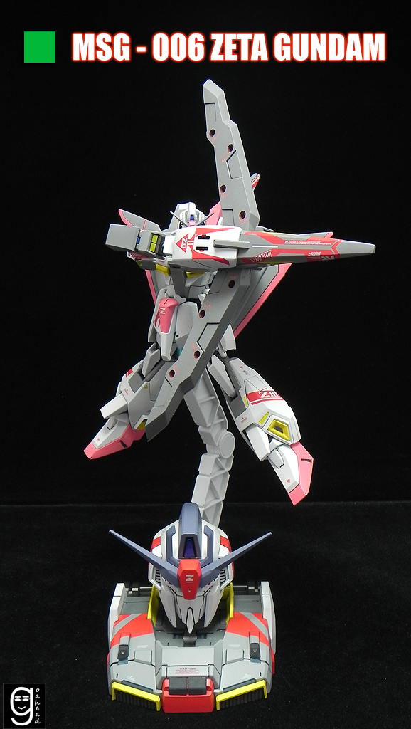 GUNDAM GUY: HG 1/144 Zeta Gundam (Z III Color Scheme) w/ 1/48 Zeta ...