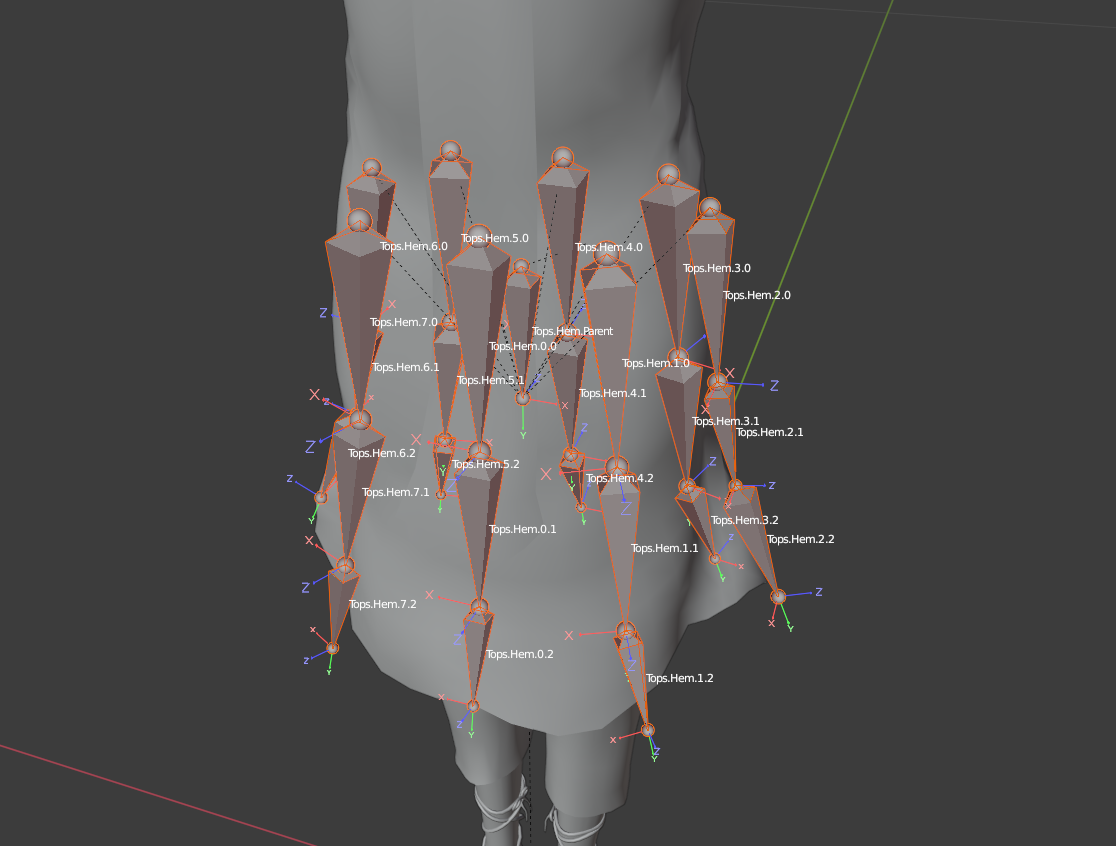 [Unity]Dynamic Plane Colliderを使った長衣の貫通防止[Dynamic Bone]