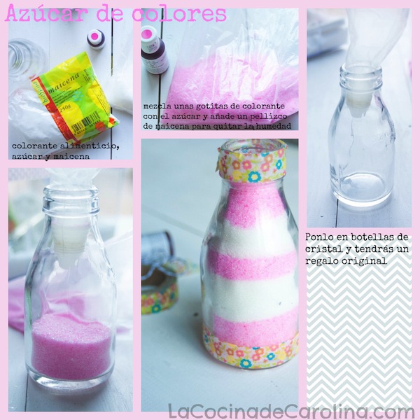 La Cocina de Carolina: Cómo hacer azúcar de colores o sanding sugar