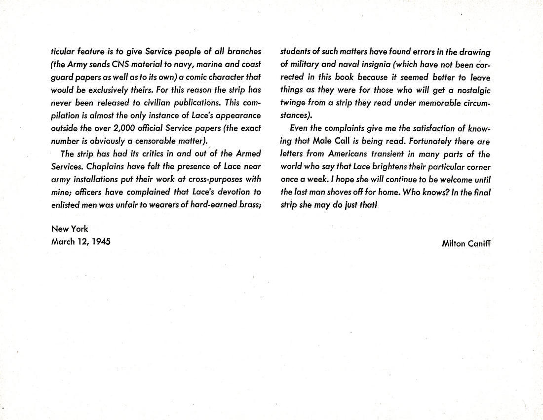 Hairy Green Eyeball 3: Sexy Miss Lace in MALE CALL, part I, by Milton ...