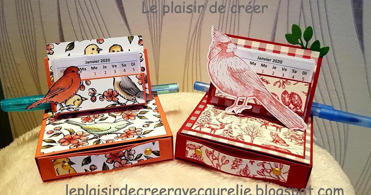 Le plaisir de créer : Tuto-Vidéo: Calendrier annuel avec ses post-it par Le Plaisir de Créer