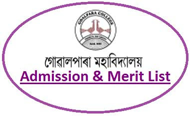 Goalpara College Admission 2024 Online Form for HS/UG TDC & Selection ...