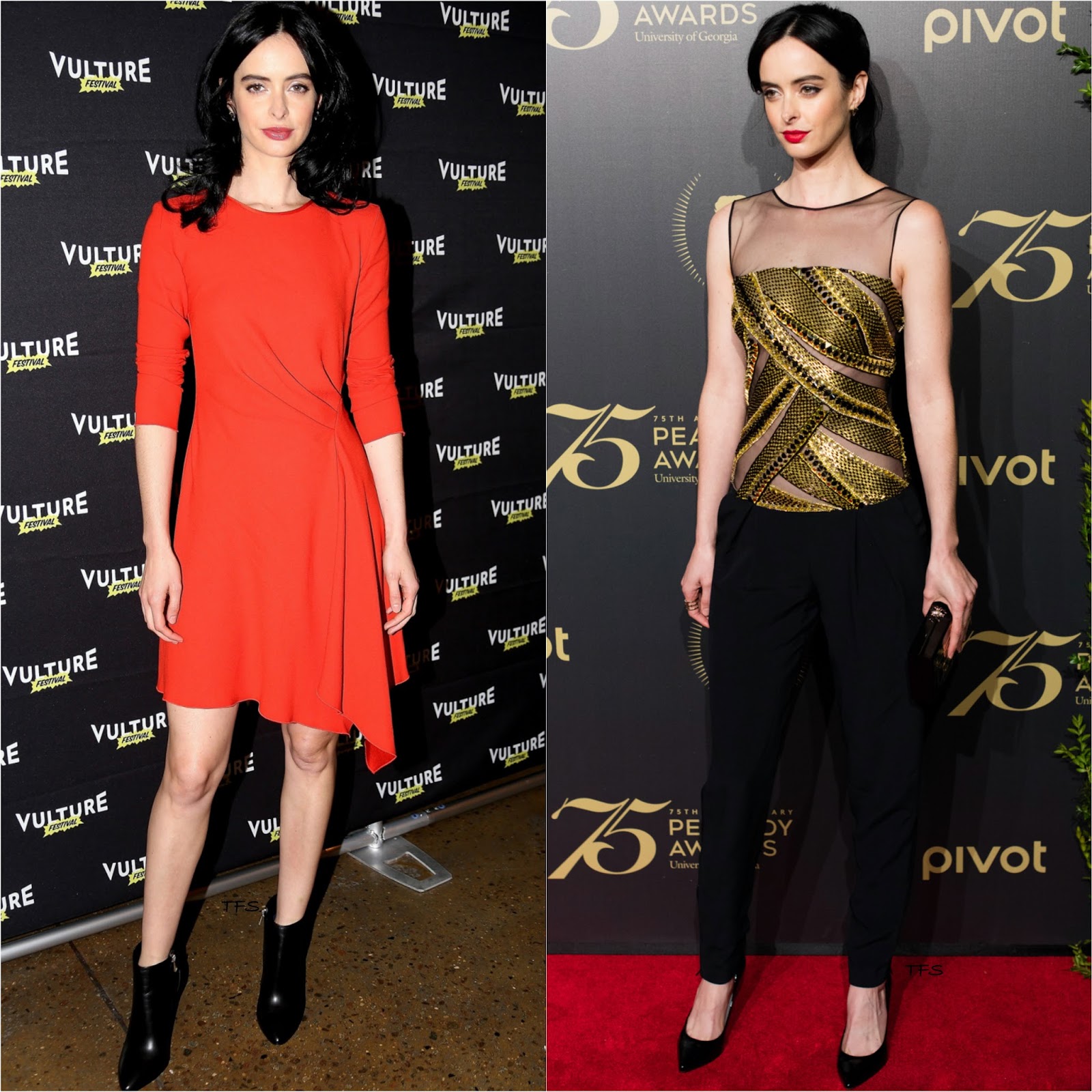 Krysten Ritter in Josie Natori & Zuhair Murad at the 3rd Vulture ...