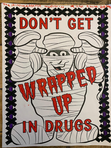 Say Boo to Drugs Coloring and Poster Contest Winners