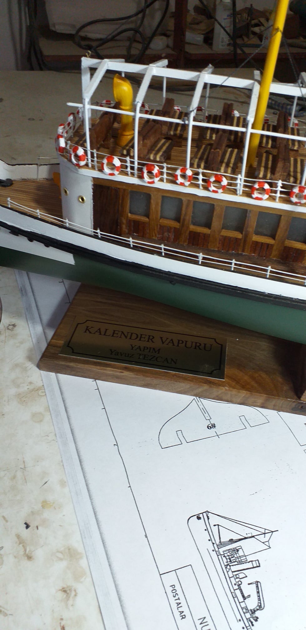 Turkuaz Gemi Model: KALENDER VAPURU