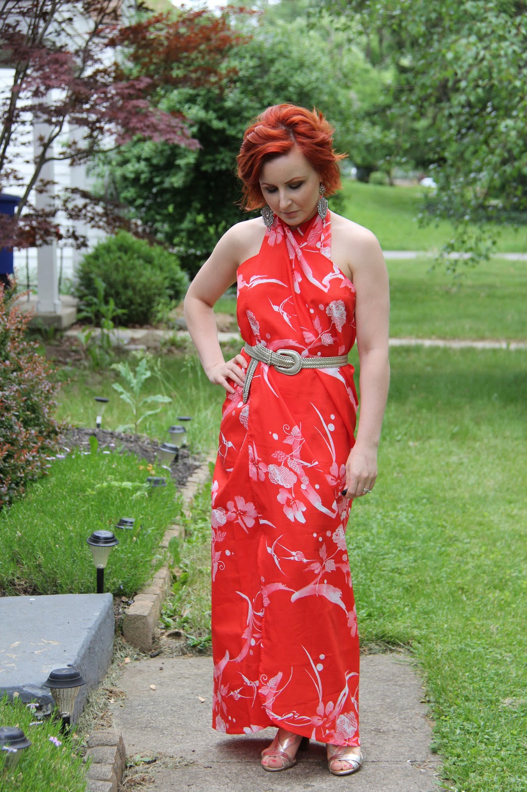 Thrift and Shout: Cute Outfit of the Day: Wrap Dress Part One