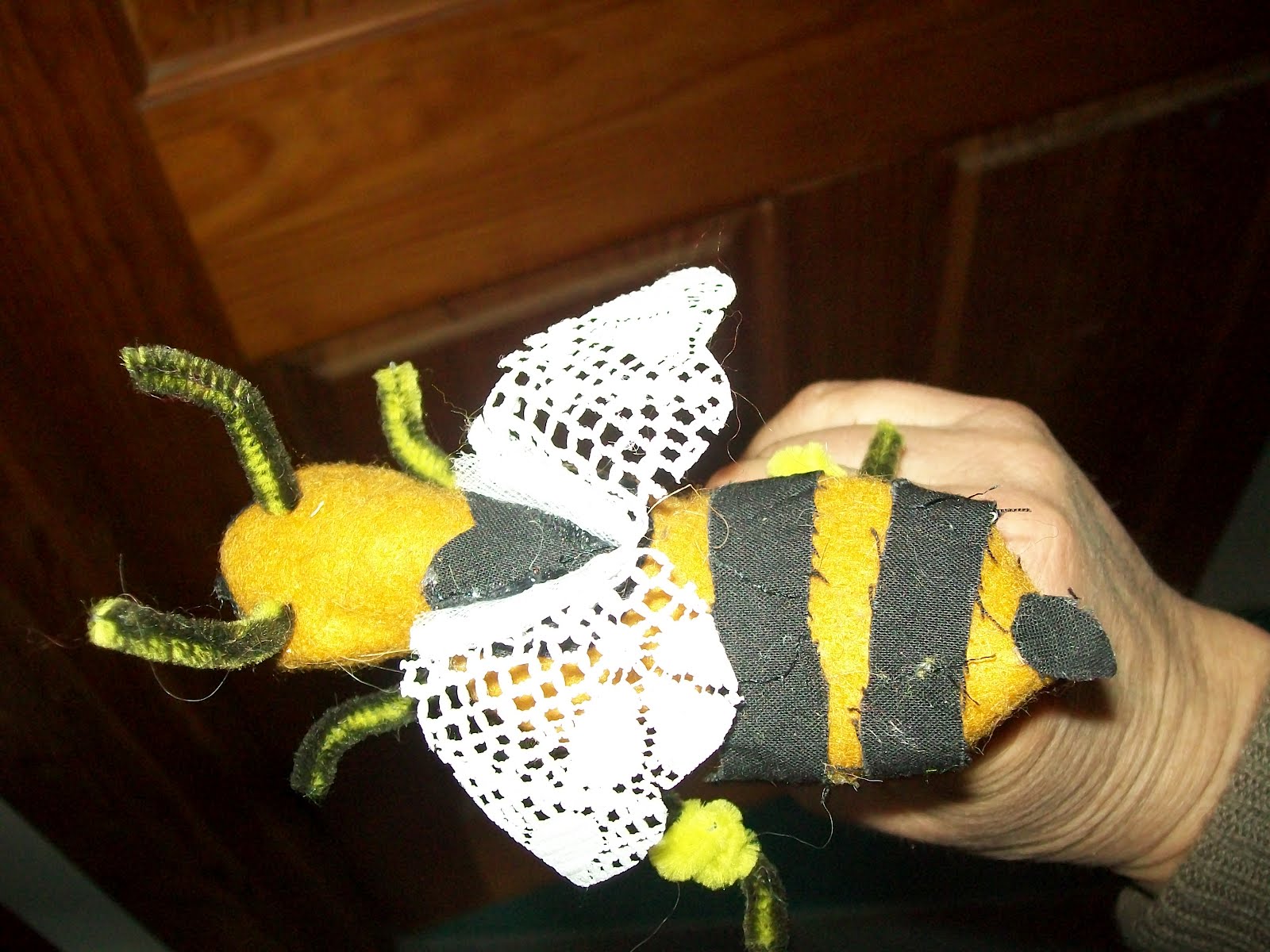 What's Up at Motherhouse: Honey Bee Puppet