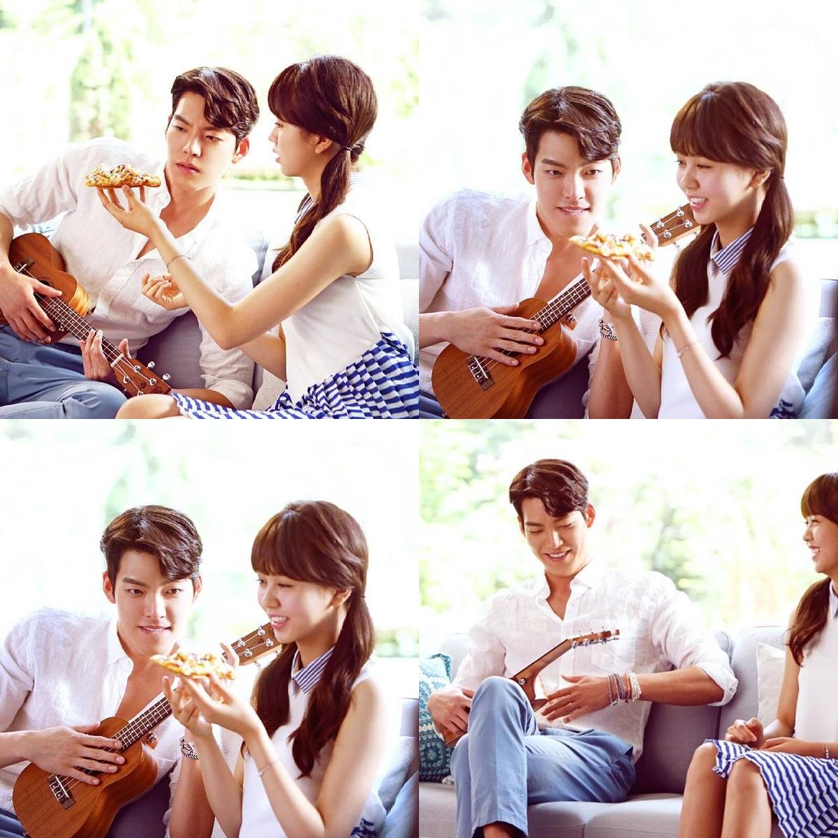 Kim So Hyun & Kim Woo Bin look like siblings in 'Domino's Pizza' CF ...