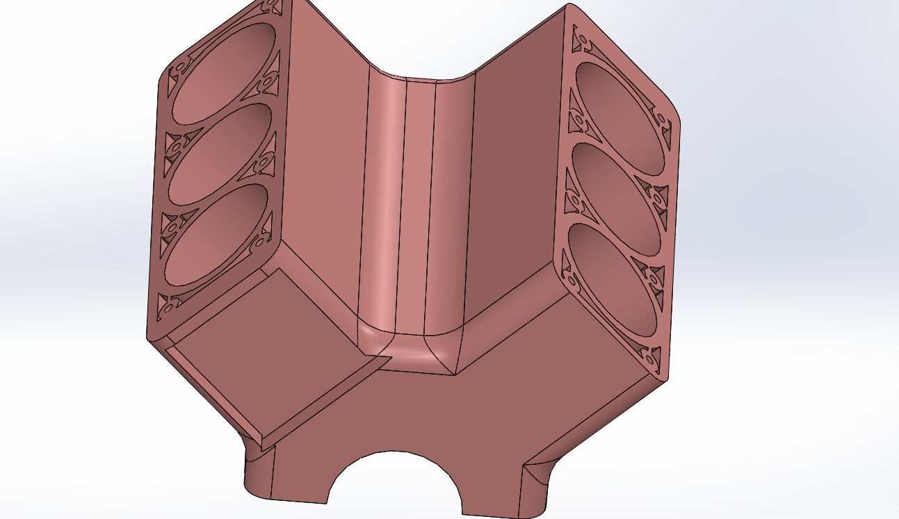 Solidworks DWG (ENGINE BLOCK)