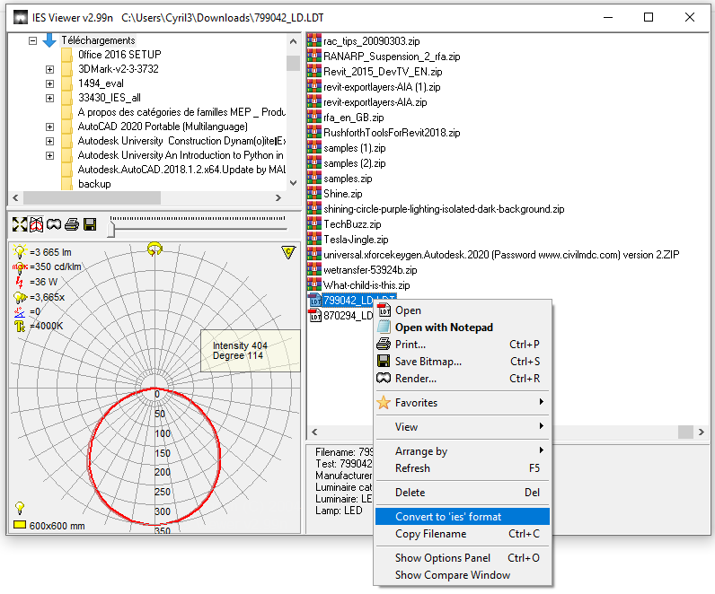 [Revit] L'éclairement dans Revit ~ VoltaDynaBim