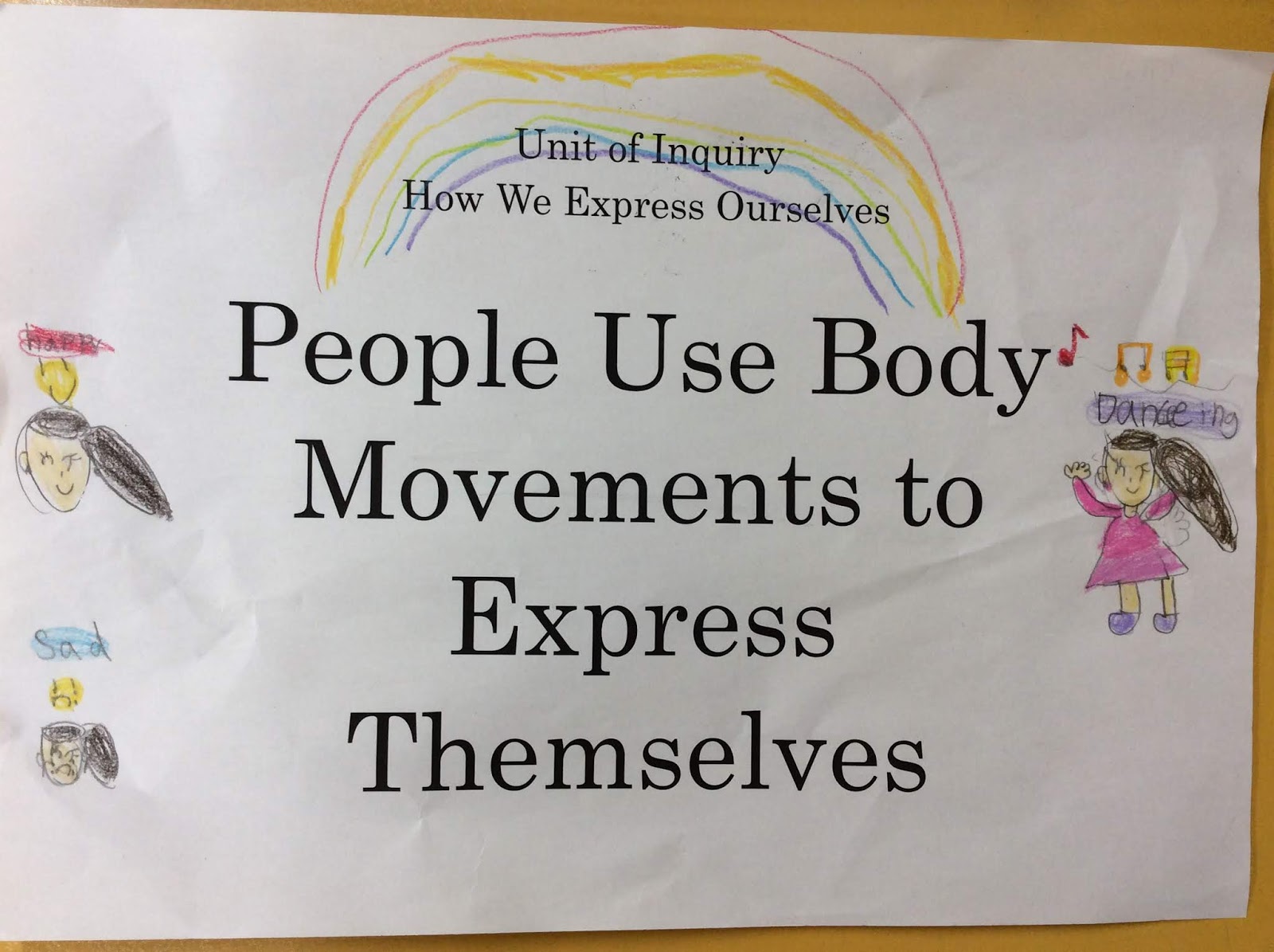 SIS Blog: Grade 2 How We Express Ourselves