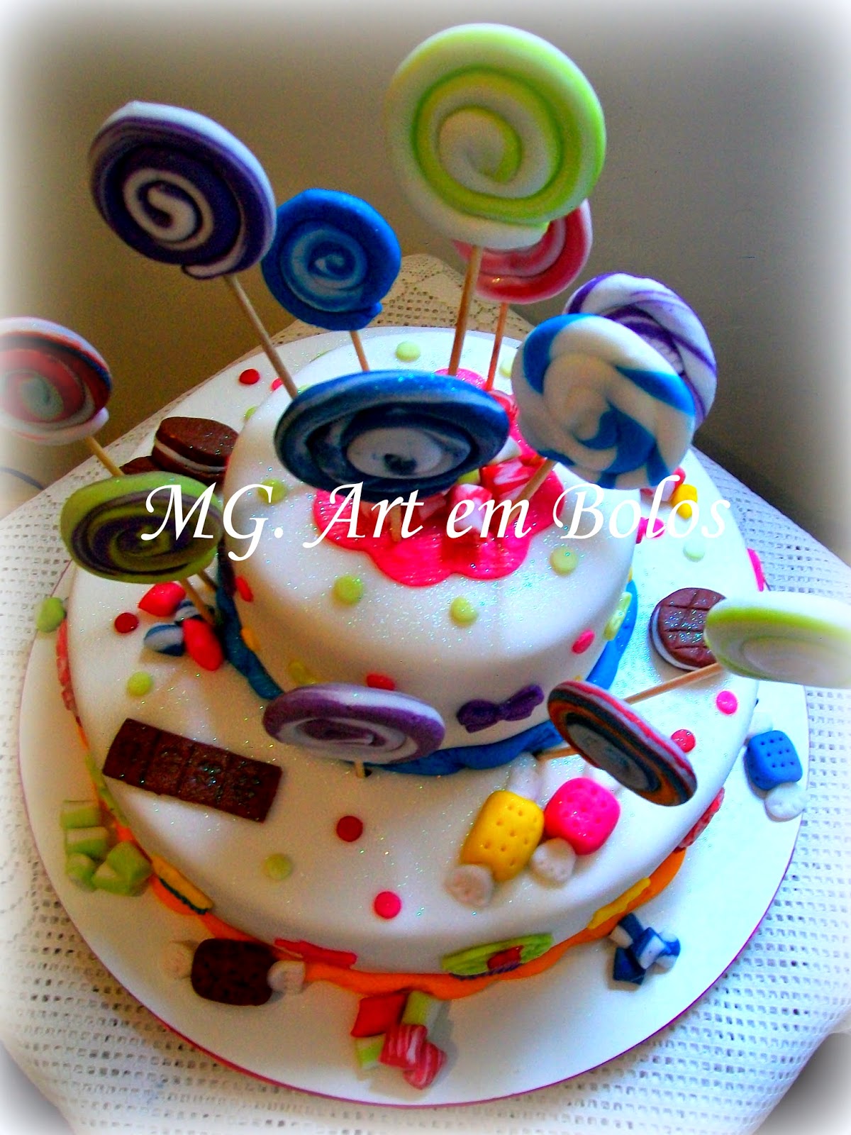 MG. Art em Bolos: Bolo Candy Party
