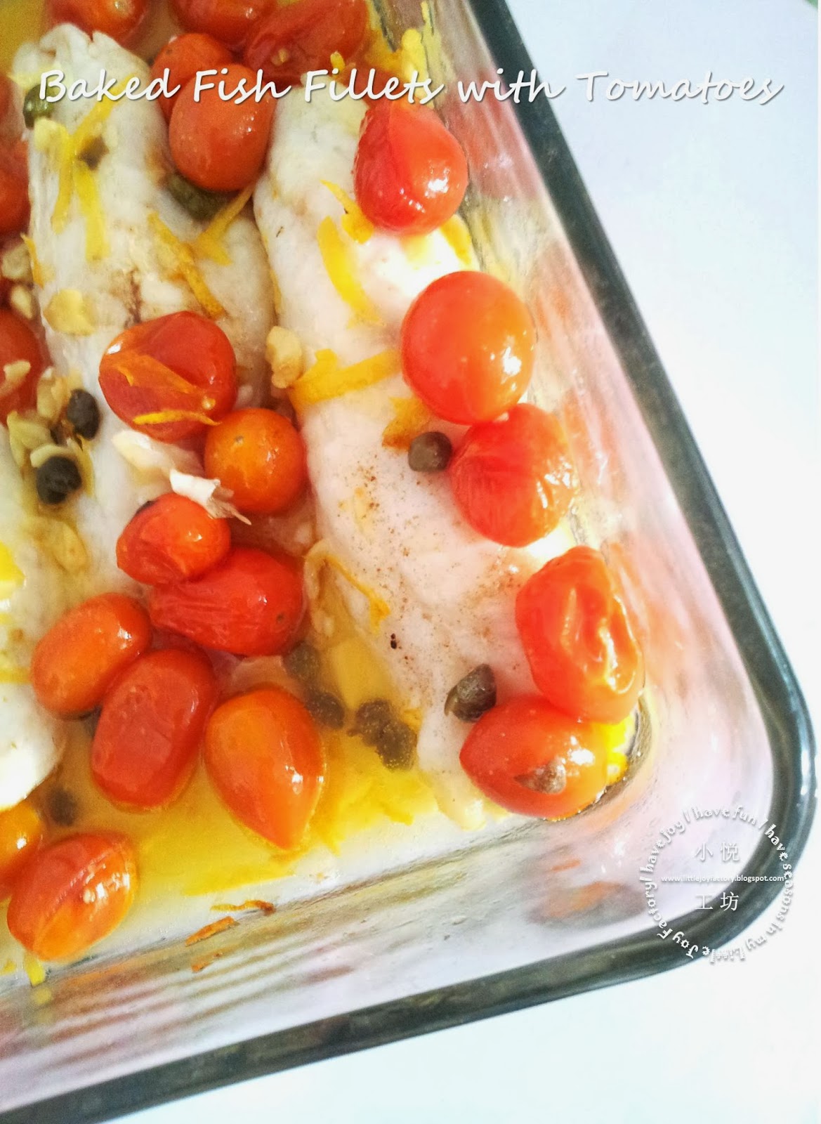 Baked Fish Fillets with Tomatoes