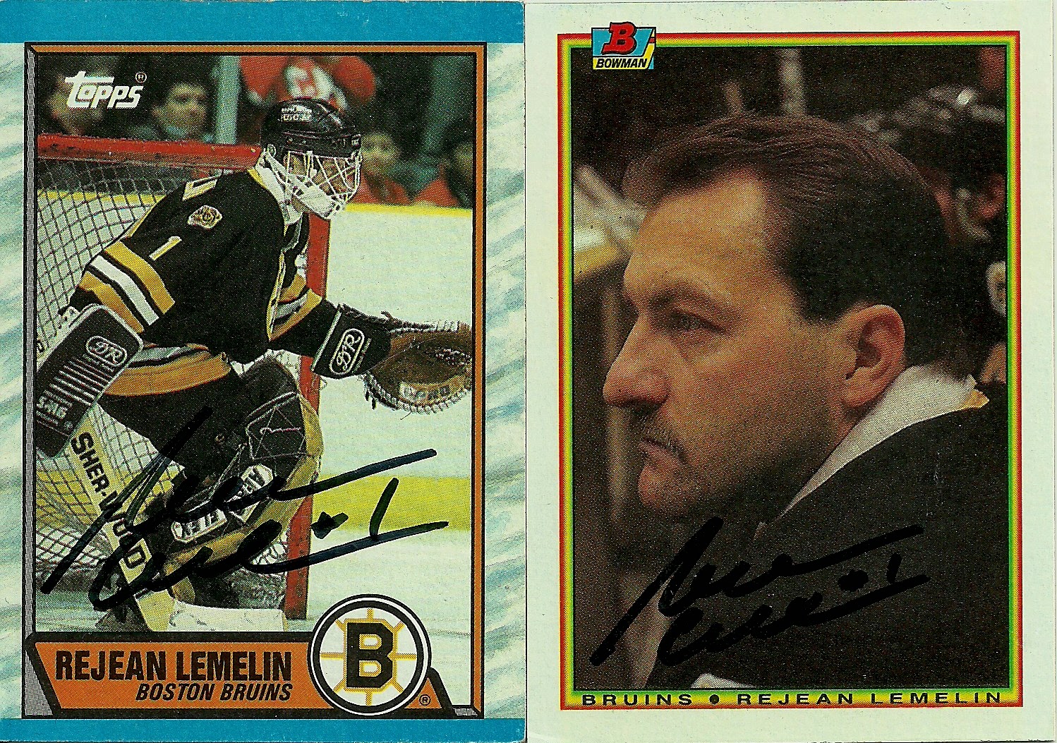 Hell's Valuable Collectibles: Réjean Lemelin: 4 Autographed Cards
