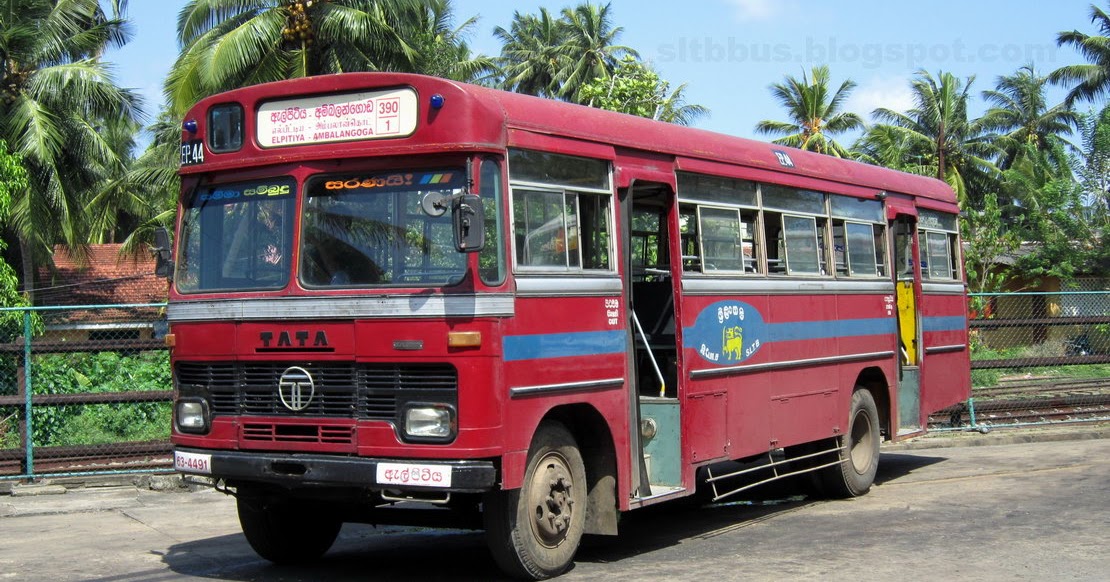 SLTB buses - ශ්‍රී ලංගම බස්: TATA 1510 Ruby bodied bus from SLTB ...