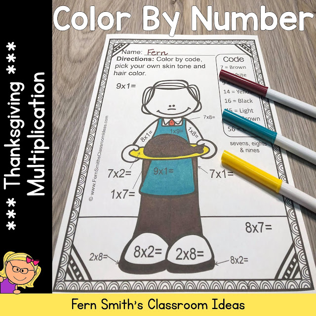 Thanksgiving Coloring Pages and More Resources For Your November Lesson ...