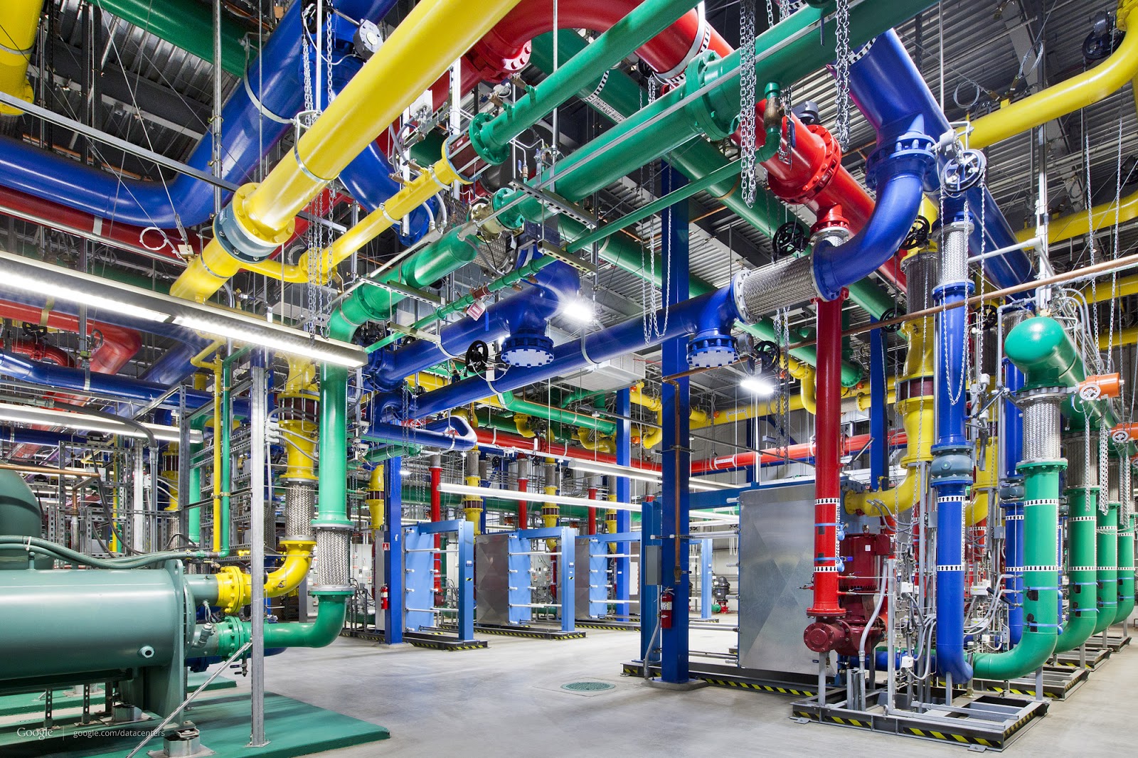 Industrial architecture. Google data centers buildings.: Most Beautiful ...