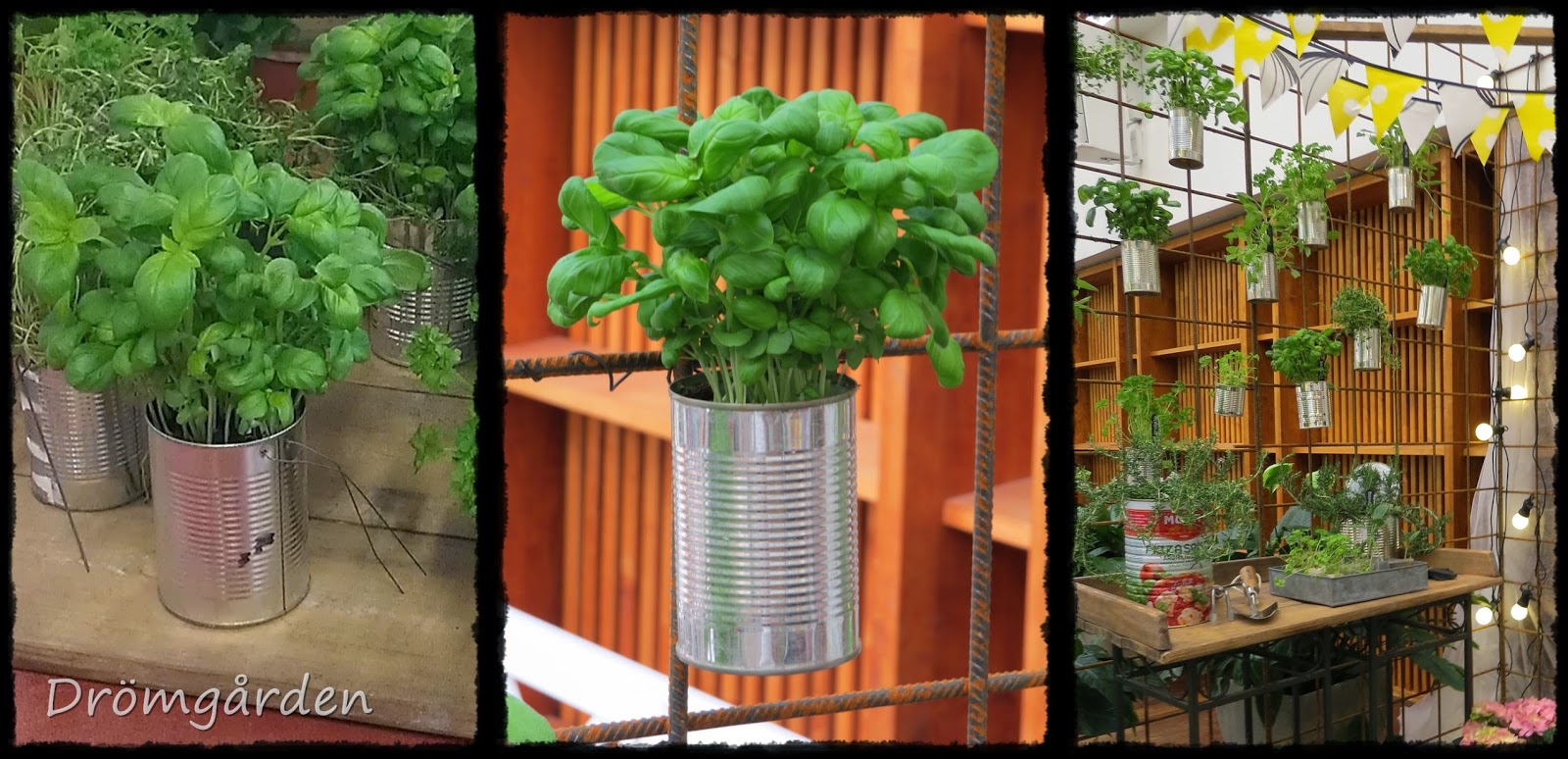 Drömgården: DIY - Recycling av konservburkar