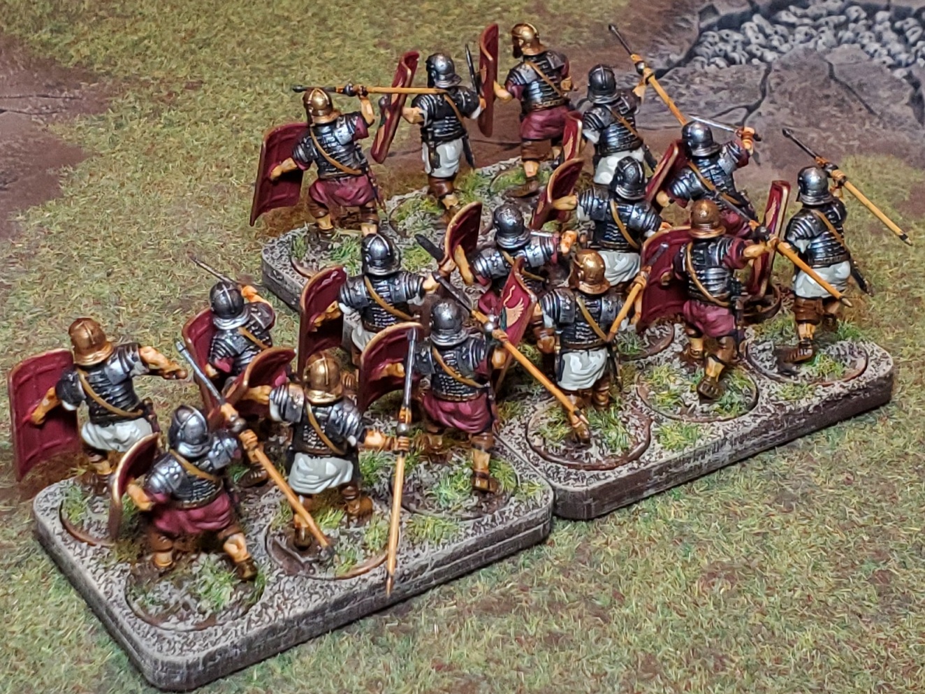 WAB Corner: Victrix EIR Legionaries Attacking- The First 16