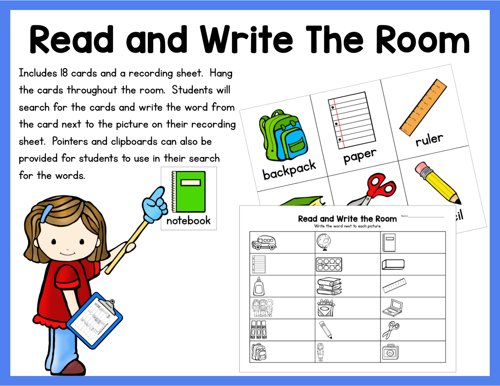 Back to School Centers, Word Work, and Activities! | Mrs. Gilchrist's Class