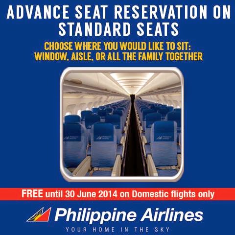 FREE Online Seat Selection on PAL Domestic Flights