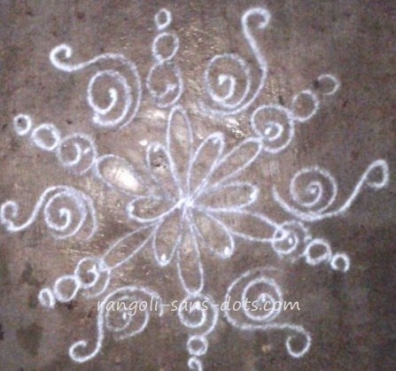 Simple apartment kolam designs
