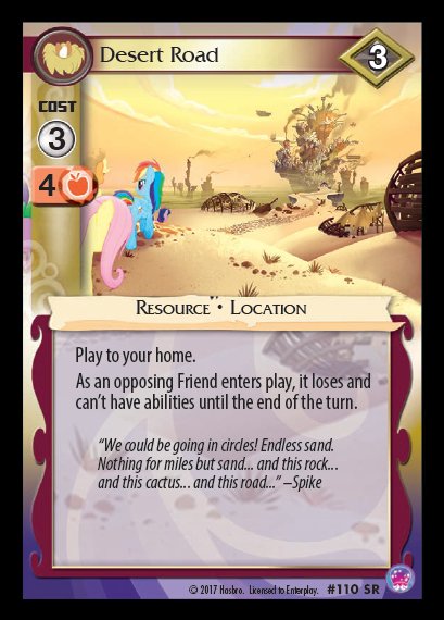 My Little Pony Desert Road Seaquestria and Beyond CCG Card | MLP Merch