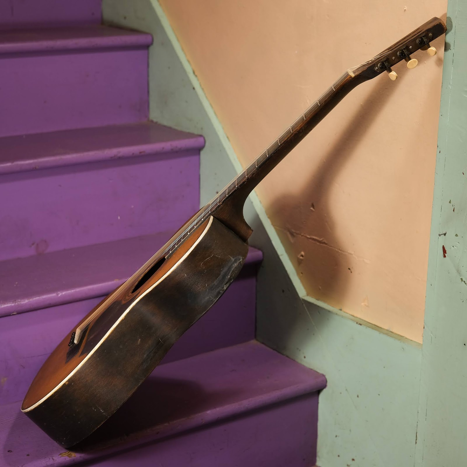 1920s Oscar Schmidt Stella Fancy Parlor Guitar