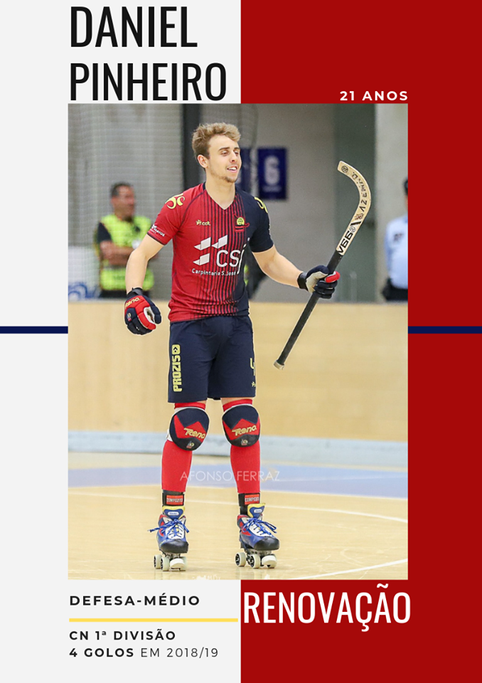 Hóquei Minhoto: Daniel Pinheiro renova pelo Riba d'Ave