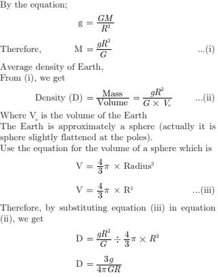 NCERT Exemplar Solutions for Chapter 10 Gravitation Class 9 Science