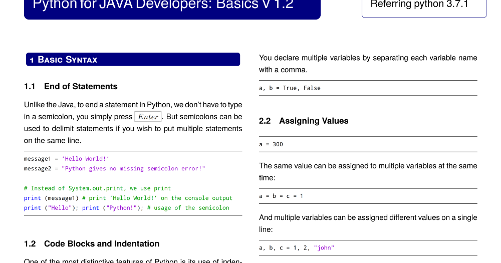 Python for Java developer ~ IT BLOG