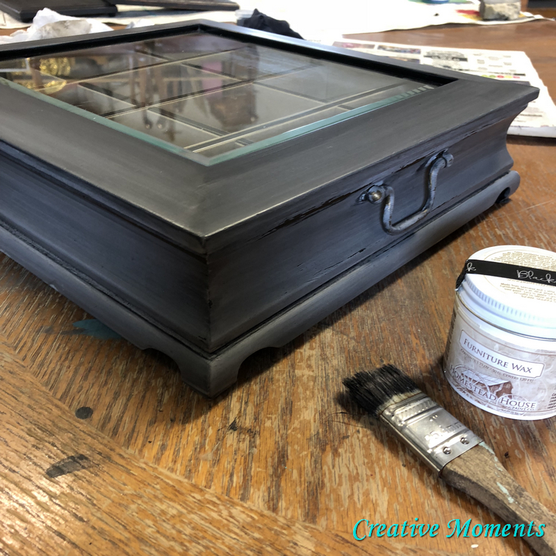 Bombay Keepsake Box in Shades of Grey