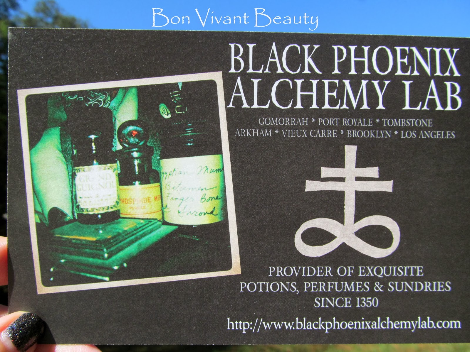 Bon Vivant Beauty: Black Phoenix Alchemy Lab Halloween 2013