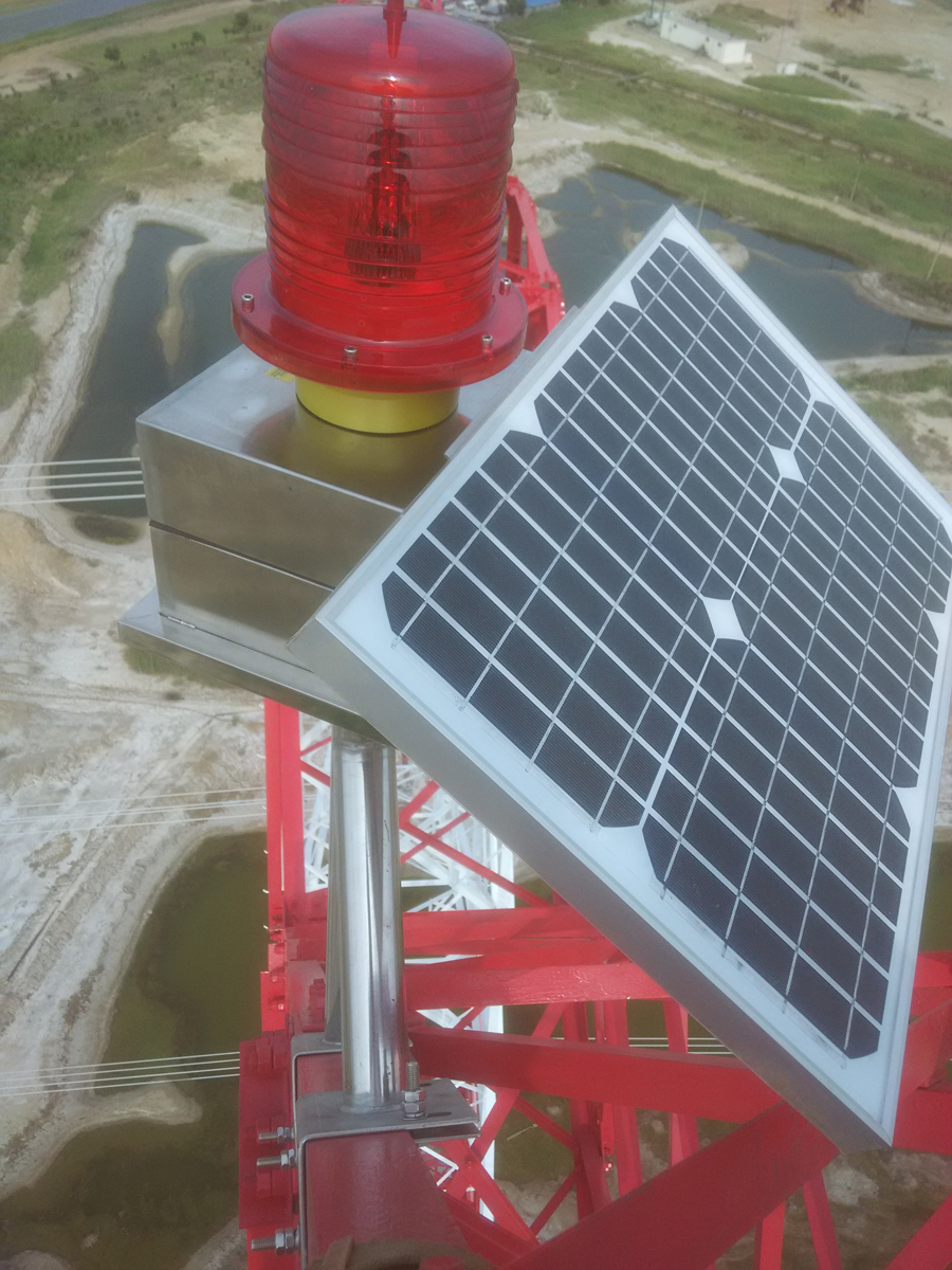 Aircraft Warning System(Medium Intensity Obstruction Light-Solar Powred ...