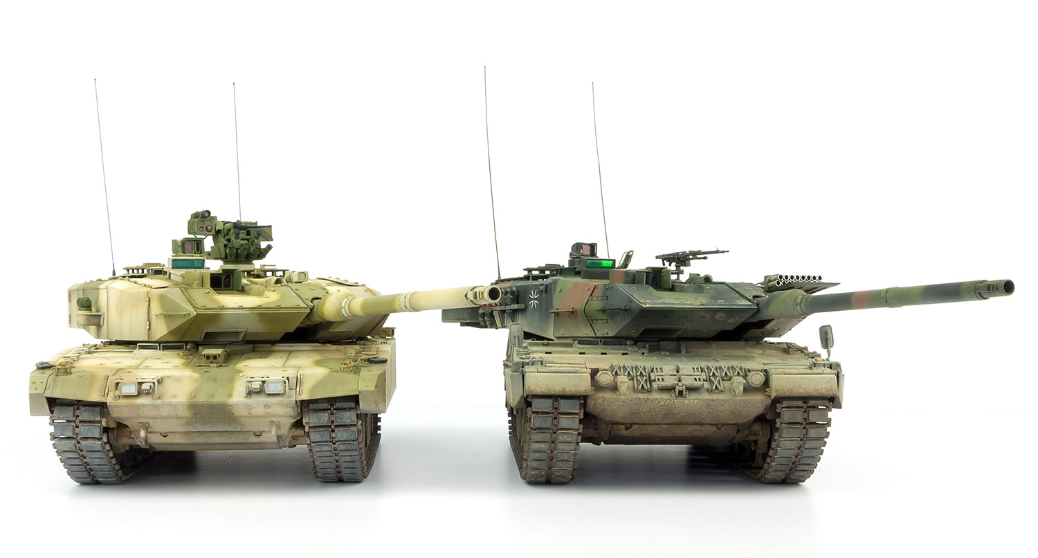 The Modelling News: Review & Build Guide Pt II: 35th scale Leopard 2 A7 ...