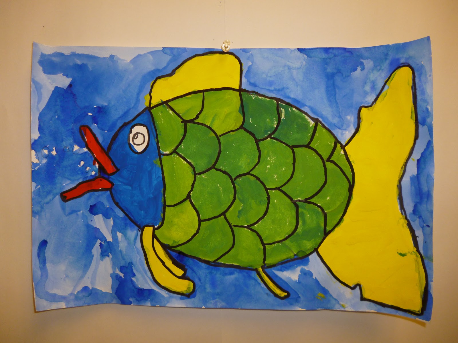 Two Primary Colors = A Secondary Colored Scale Fish