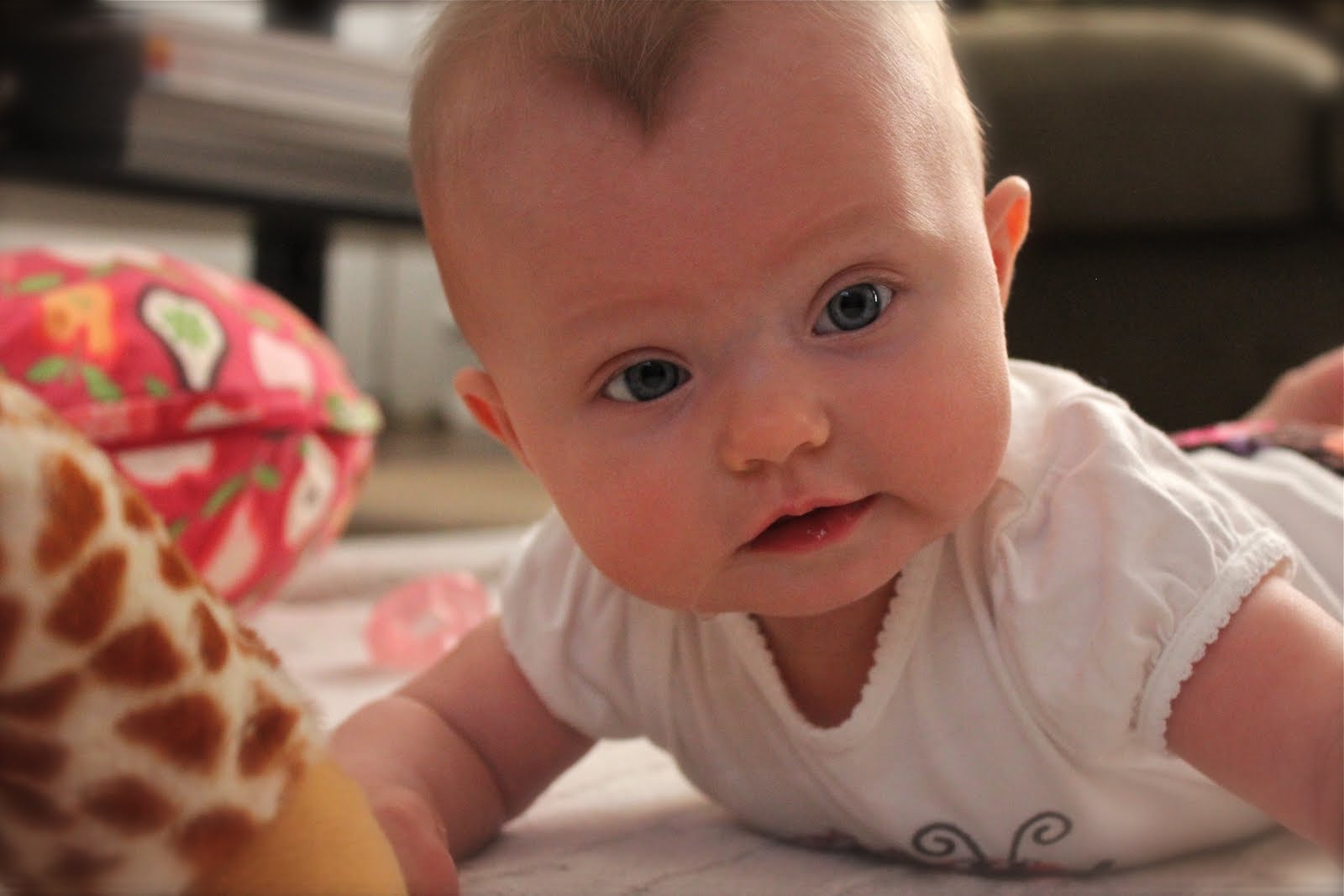 Hello Gracelyn Tummy Time With Daddy