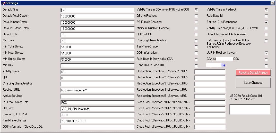 Fabricio's Apps: OCS Diameter Server