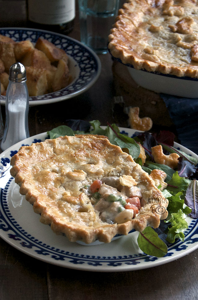 Adora's Box: PASTEL DE POLLO (CHICKEN POT PIE)