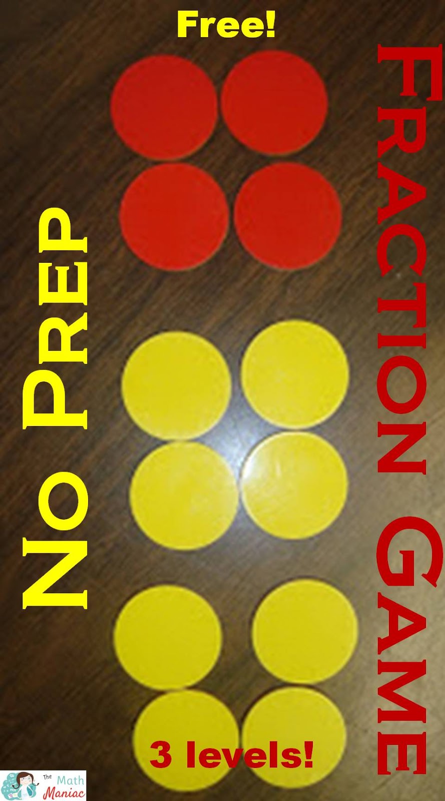 The Elementary Math Maniac: No Prep Differentiated Fraction Game