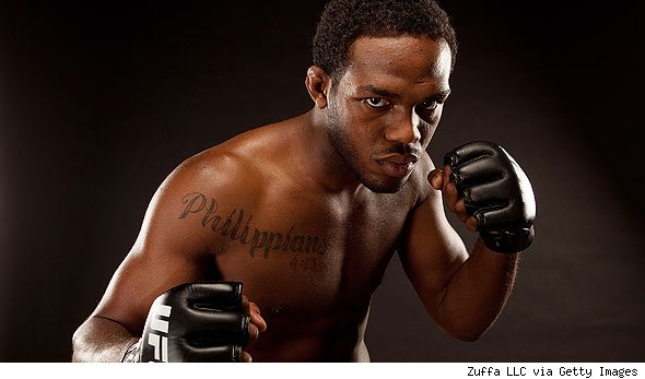 Jon Jones "Philippians" tattoo font? | Sherdog Forums | UFC, MMA ...