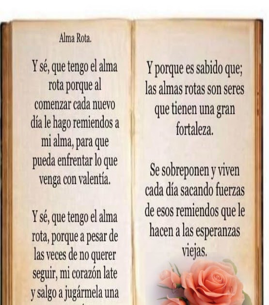 Pensamientos y Reflexiones2018.: Alma rota