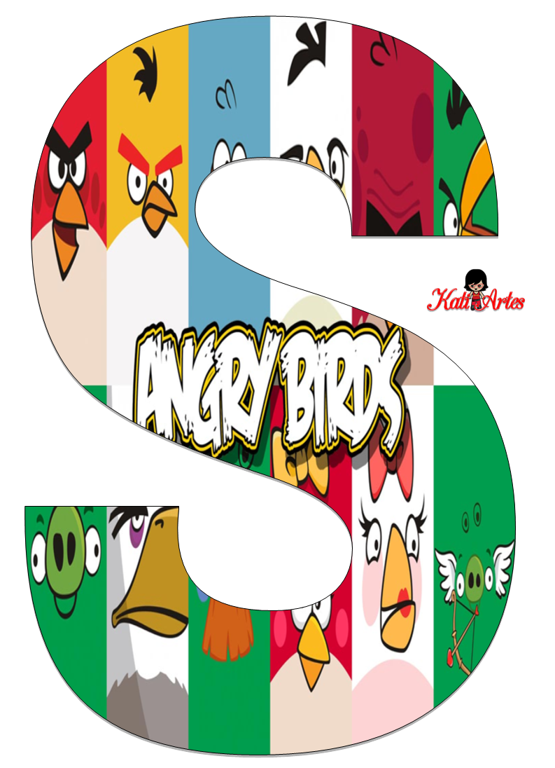 Lindo Alfabeto de Angry Birds. - Oh my Alfabetos!