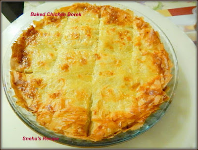 Baked Chicken Borek#Foodieextravaganza - Sneha's Recipe