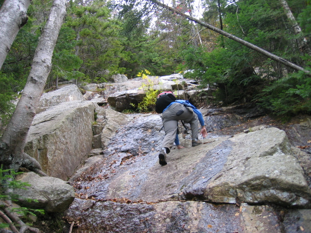 Tramping with Gray Jay 56: Mt.Flume & Mt.Liberty via Flume Slide 10/11/06