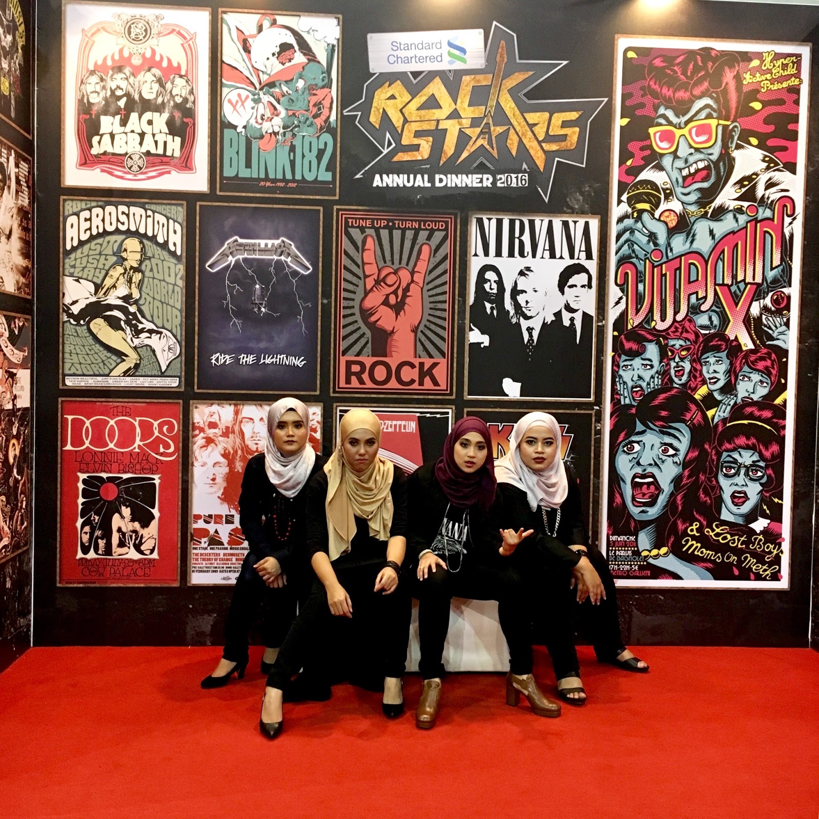 #15rockingyears - Rock Theme Dinner | NADIA IZZATY
